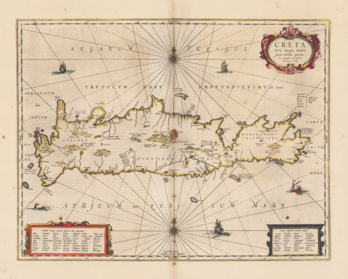 Antique maps of Greece, historic sea charts - index of old maps | Bergbook