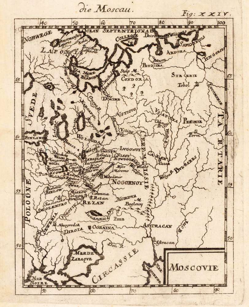 Moscovia | Russia | Asia & Pacific | Antique Maps | Bergbook