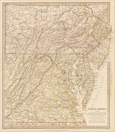 Eastern US | United States | North America | Americas | Antique Maps ...