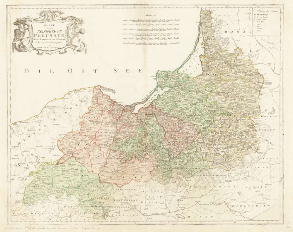 Antique maps of Prussia and Pomerania historic sea charts - index of ...