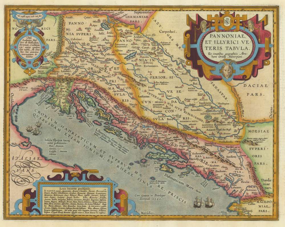Antique maps of Illyria and Dalmatia historic sea charts - index of old ...
