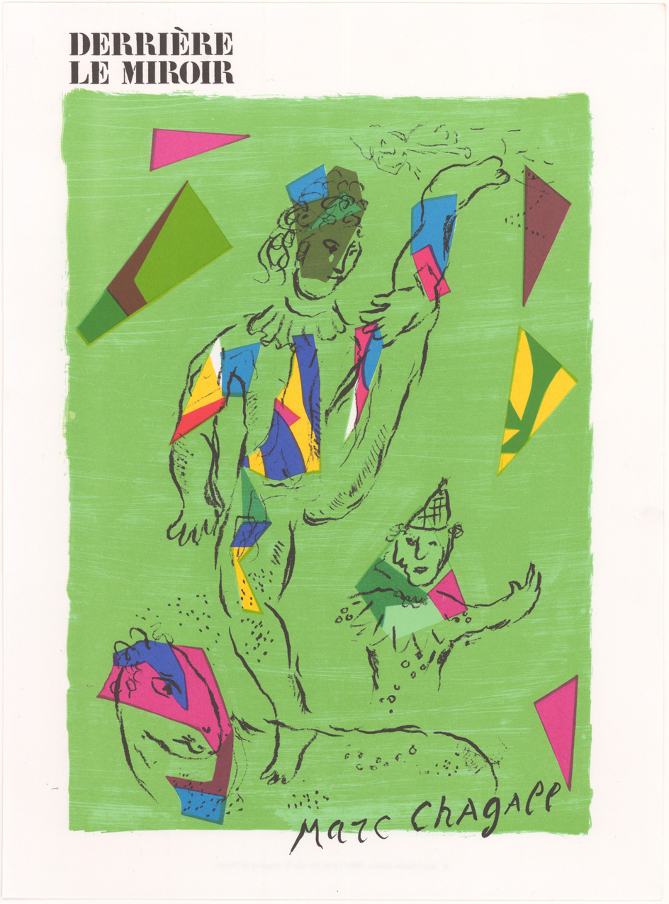 22219 | Chagall, Marc | The green acrobat - Der grüne Akrobat | Bergbook