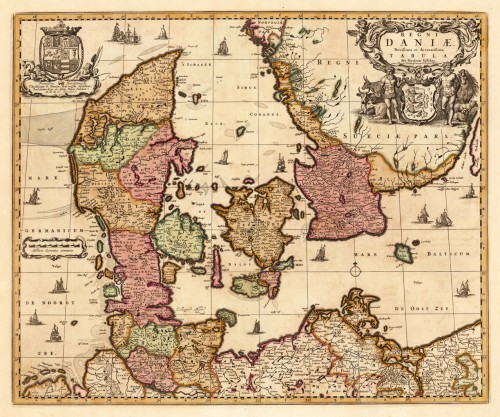 Denmark | Scandinavia | Europe | Antique Maps | Bergbook
