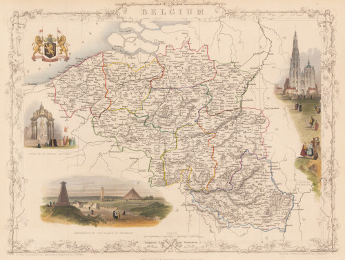 Antique maps of Belgium | Bergbook