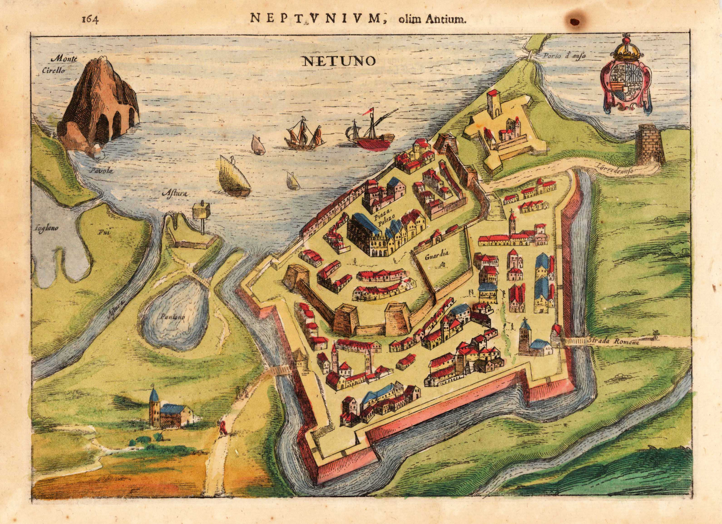 19945 | Hondius, Jodocus, Jr. | Neptunium, olim Antium - Netuno | Bergbook