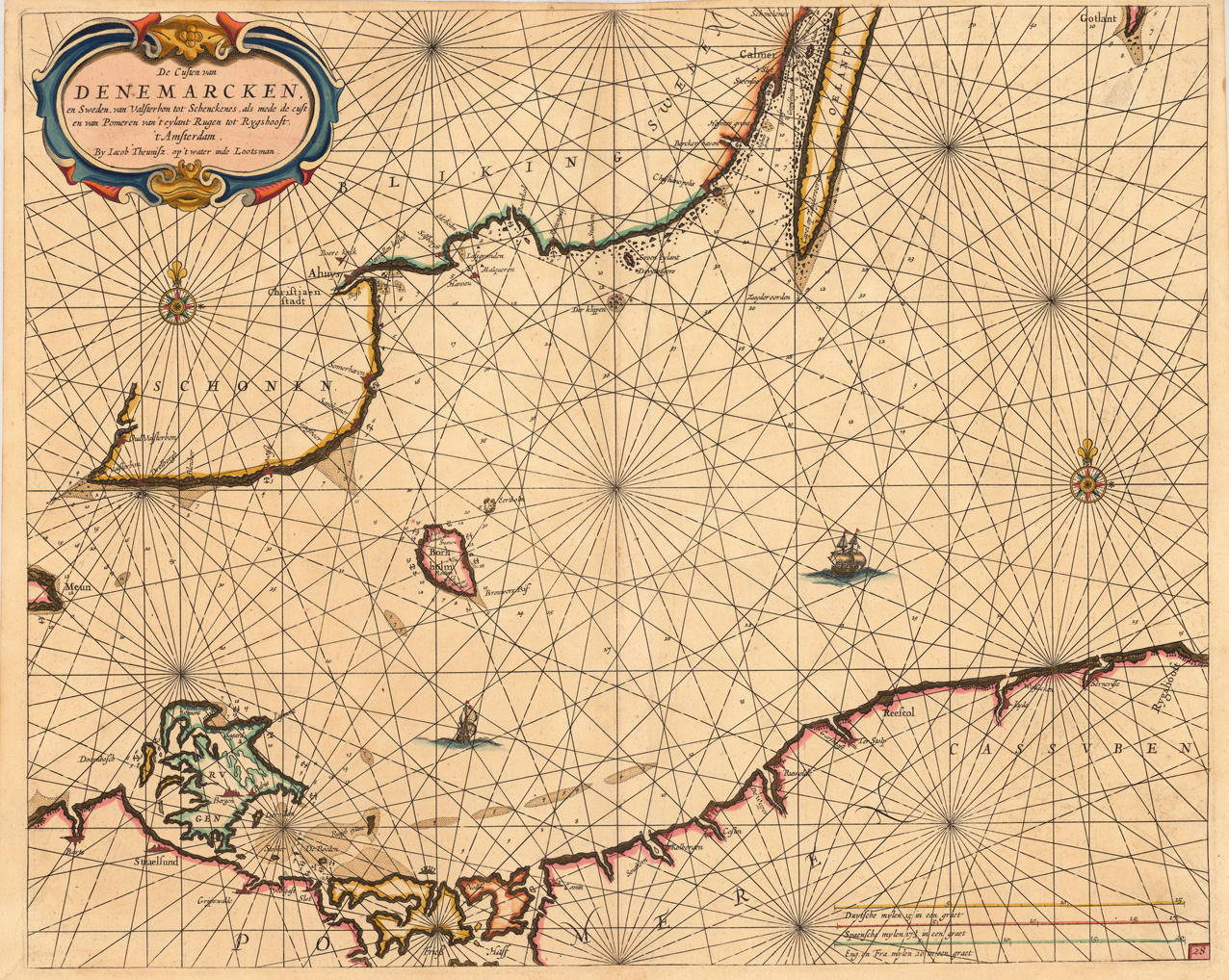 15951 | Theunis, Jacobsz & Lootsman, Jacob and Casparus | De Custen van ...