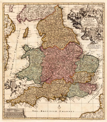 England | Great Britain | Europe | Antique Maps | Bergbook