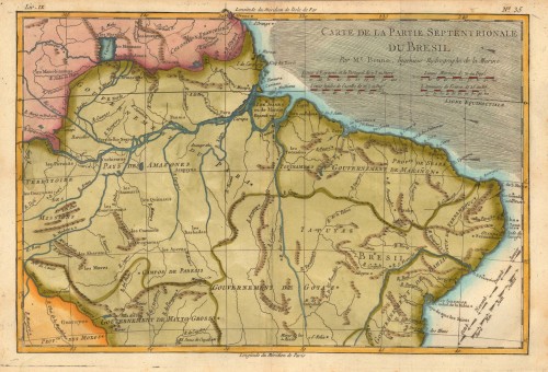 Peru, Amazonas and Brazil | South America | Americas | Antique Maps ...