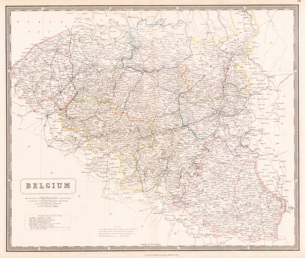 Antique maps of Belgium | Bergbook