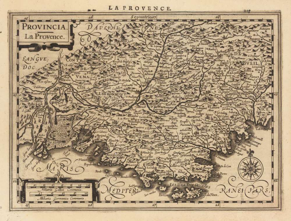 Antique maps of France - index of old maps | Bergbook