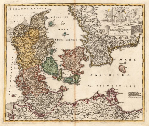 Denmark | Scandinavia | Europe | Antique Maps | Bergbook