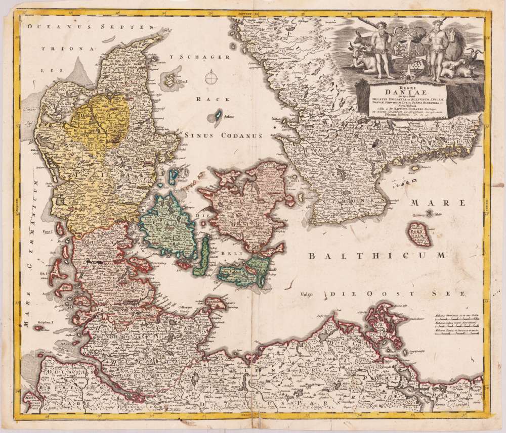 Denmark | Scandinavia | Europe | Antique Maps | Bergbook