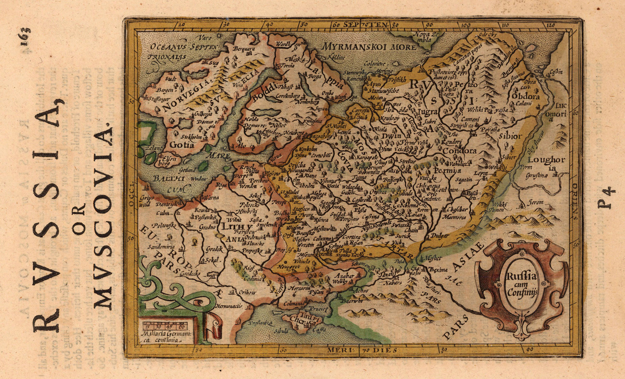 22767 | Hondius, Hendric | Russia cum Confinijs - Russia or Muscovia ...