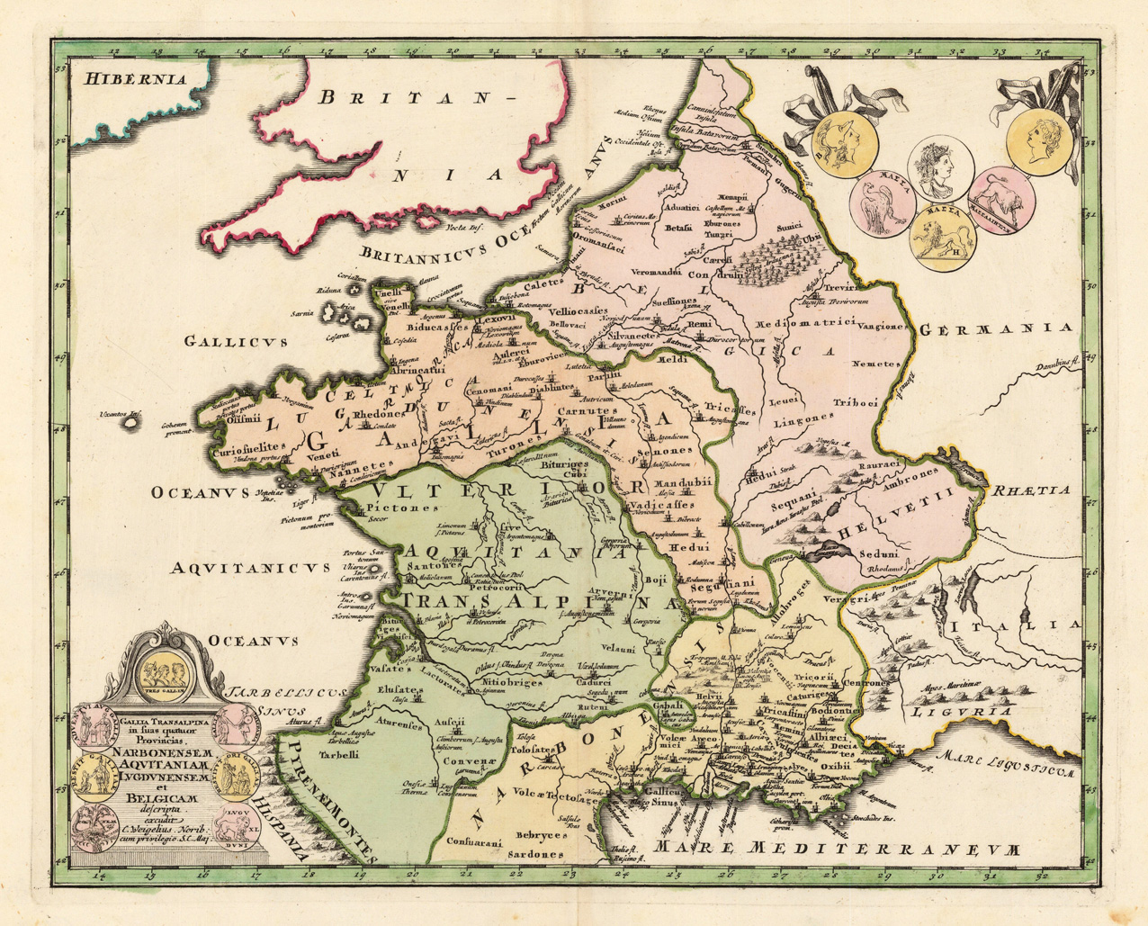 18558 | Weigel, Christoph | Gallia Transalpina in fuas quatuor ...