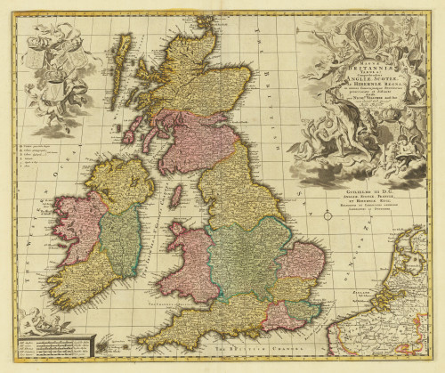 Antique maps of Great Britain | Bergbook