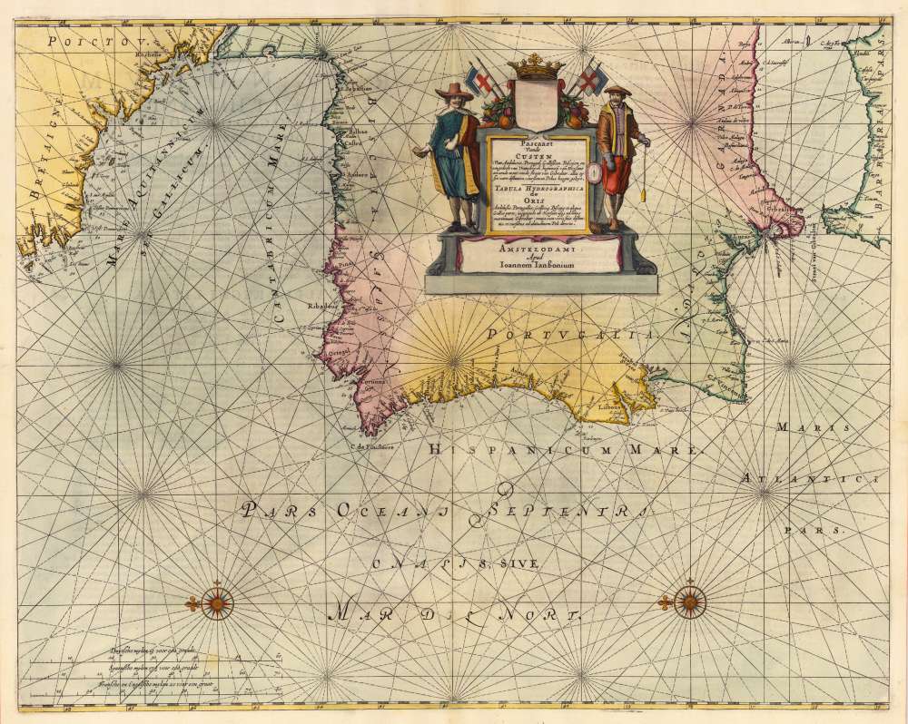 Antique maps of Portugal, historic sea charts - index of old maps ...