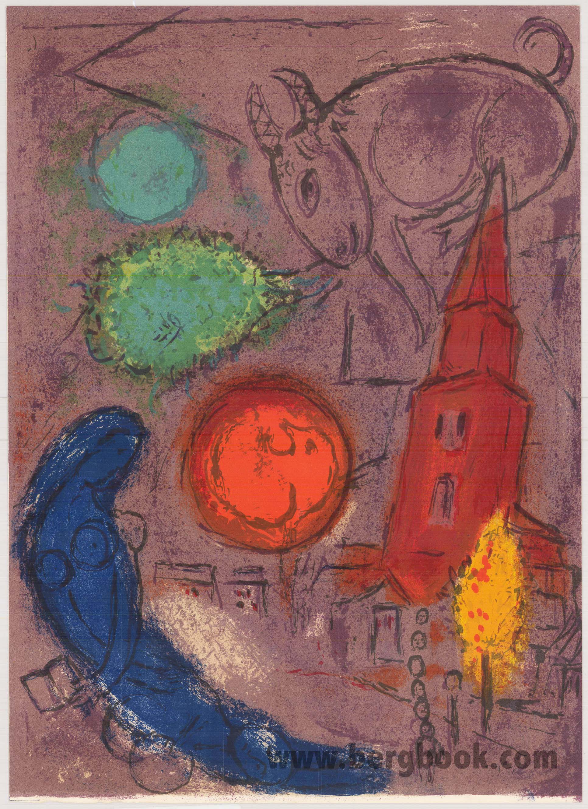 32677 | Chagall, Marc | Saint-Germain-Des-Prés | Bergbook