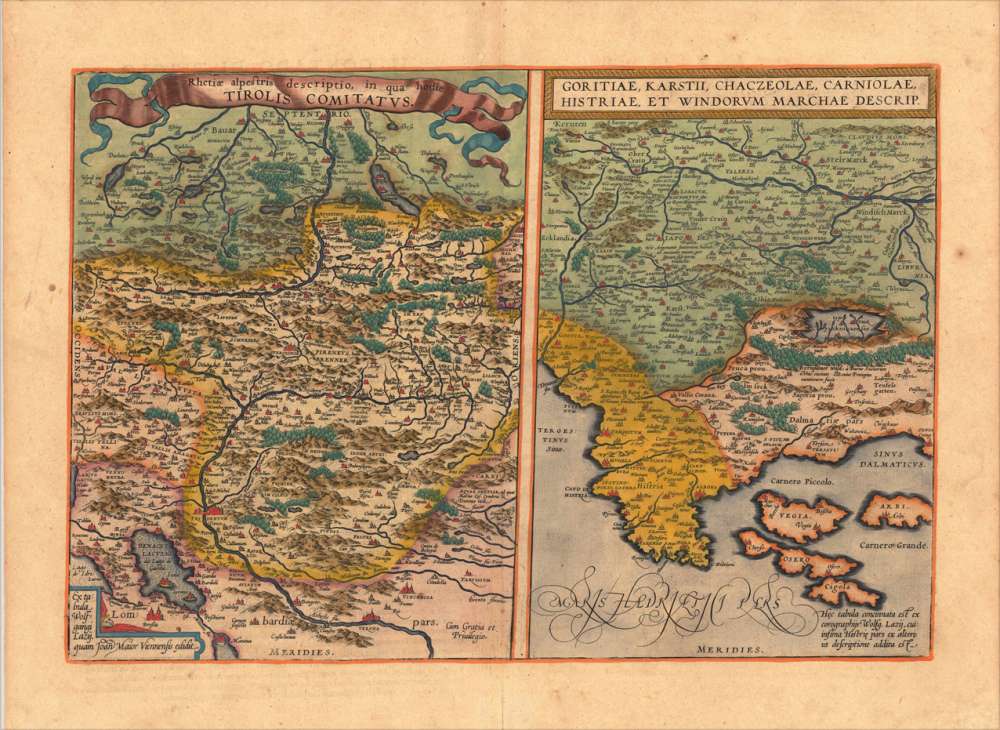 Antique maps of Illyria and Dalmatia historic sea charts - index of old ...