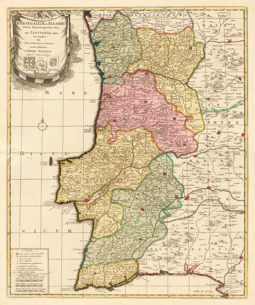 Antique maps of Portugal, historic sea charts - index of old maps ...