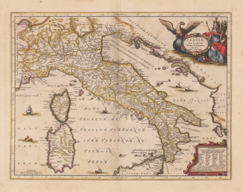 Antique maps of Italy, historic sea charts - index of old maps | Bergbook
