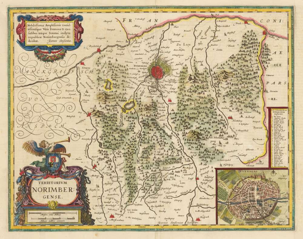 Franconia | Bavaria | Germany | Europe | Antique Maps | Bergbook