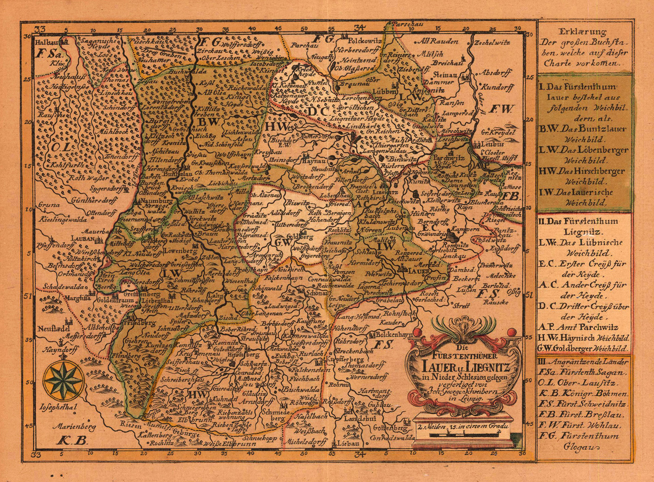 29041 | Schreiber, Johann Georg | Die Fürstenthümer Jauer u. Liegnitz ...