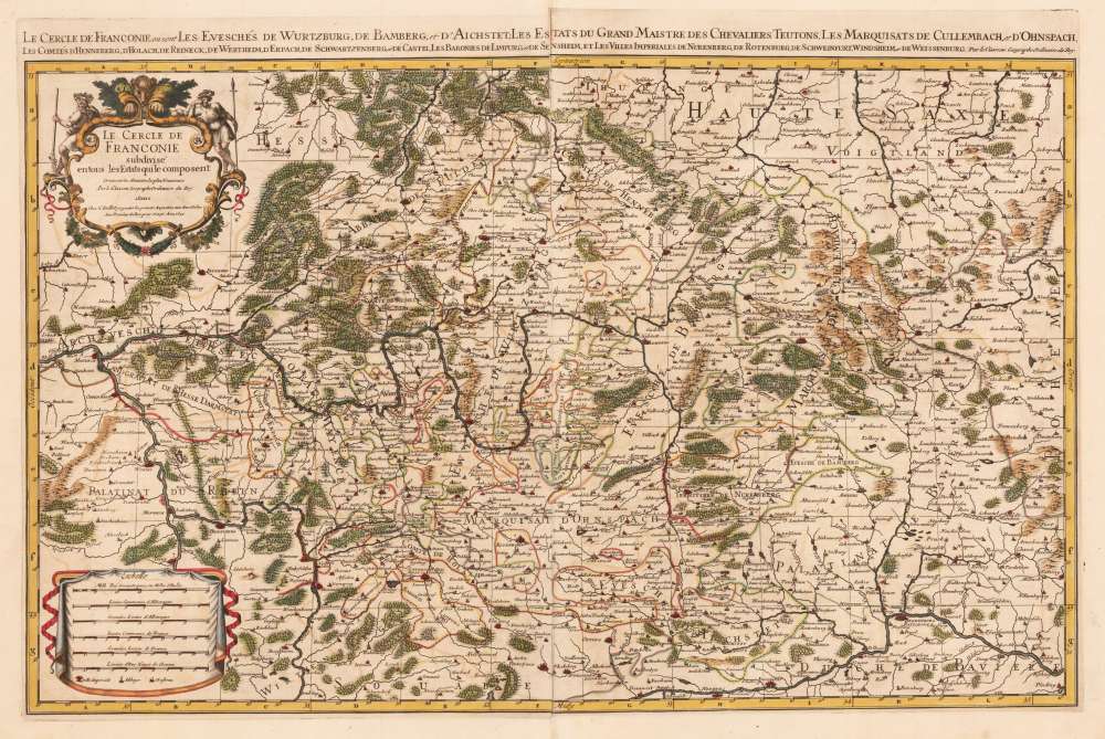 Franconia | Bavaria | Germany | Europe | Antique Maps | Bergbook