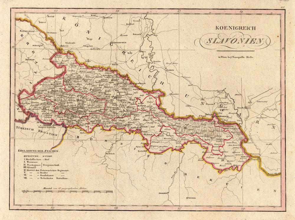 Slavonia | Europe | Antique Maps | Bergbook