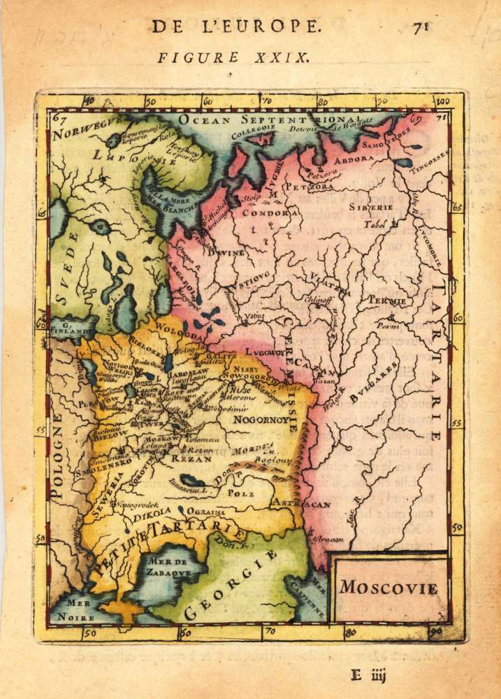 Moscovia | Russia | Asia & Pacific | Antique Maps | Bergbook