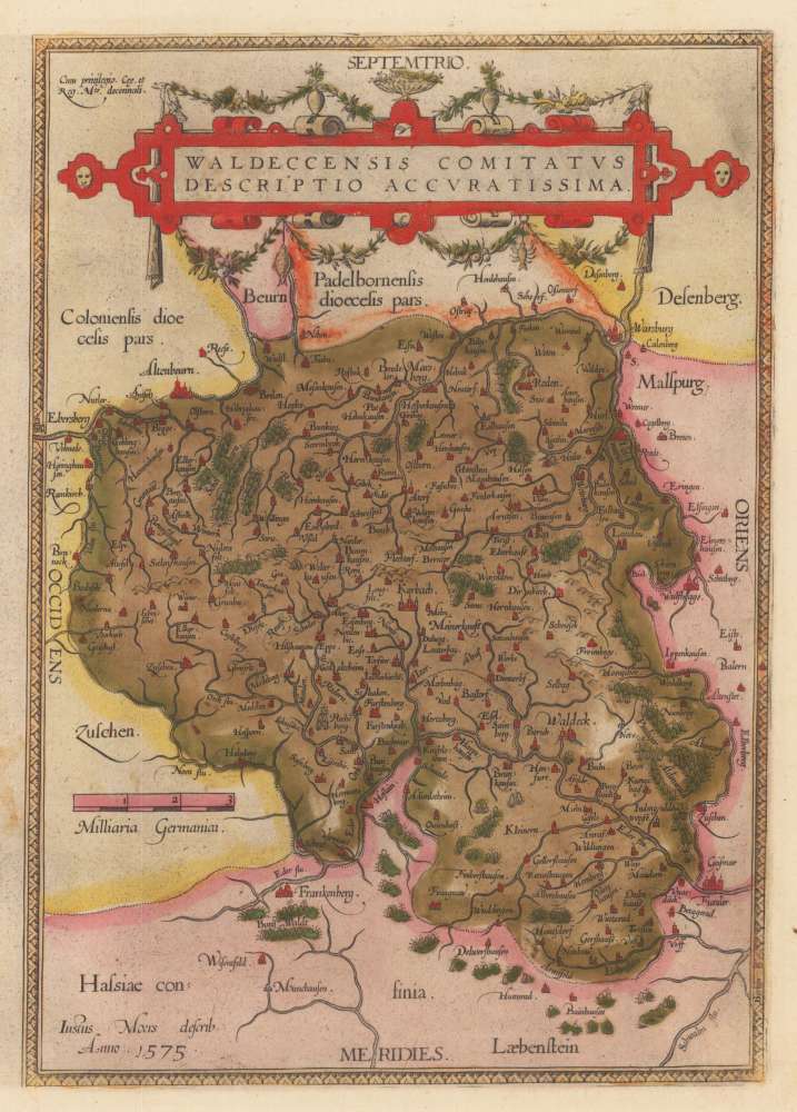 Hessen | Germany | Europe | Antique Maps | Bergbook