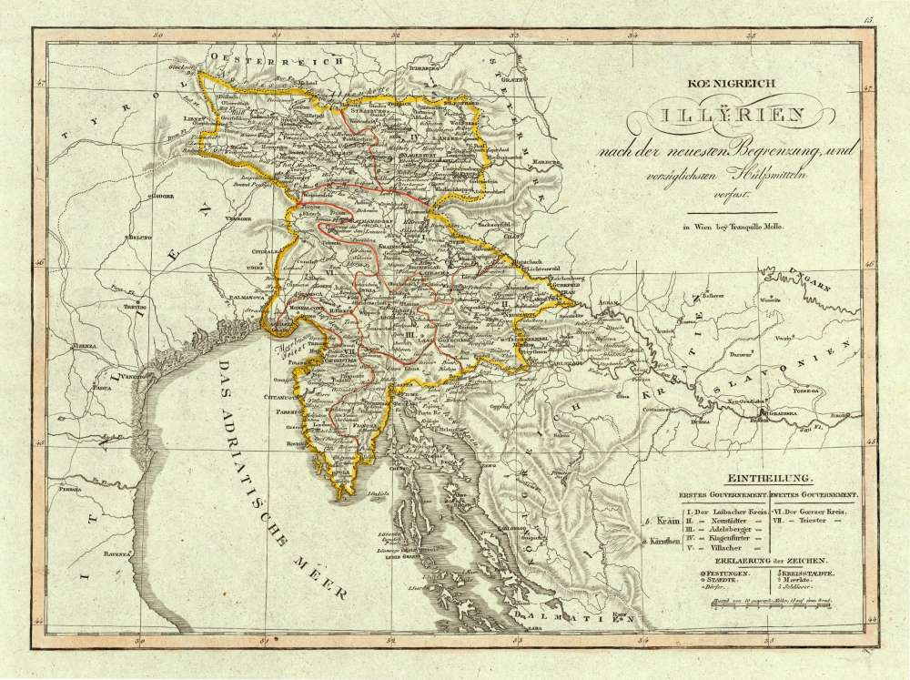 Antique maps of Illyria and Dalmatia historic sea charts - index of old ...