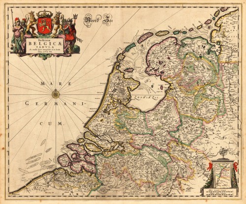 Antique maps of Belgium | Bergbook