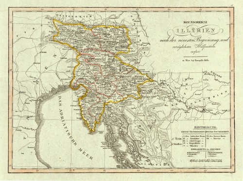 Antique maps of Illyria and Dalmatia historic sea charts - index of old ...